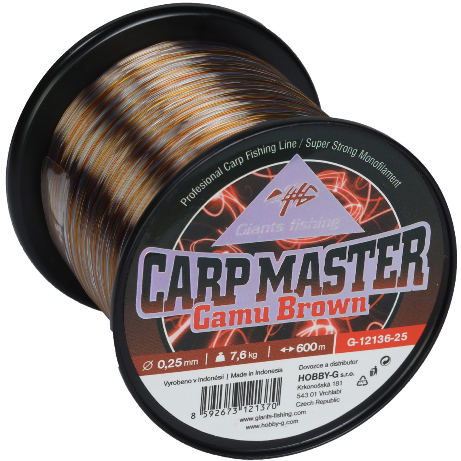 Giants Fishing Vlasec Carp Master Camu Brown 600m - recenze - Rybaření ...