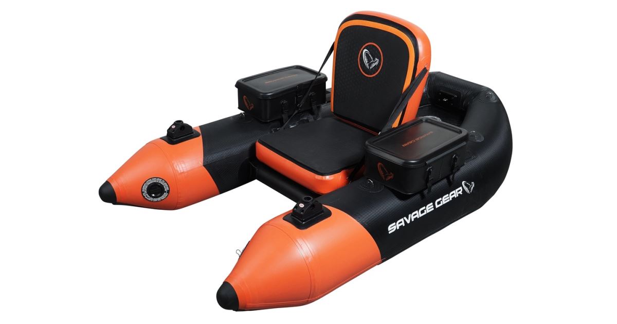 Savage Gear Belly Boat High Rider Carbon Optix Pro-Motor Belly Boat 185 ...